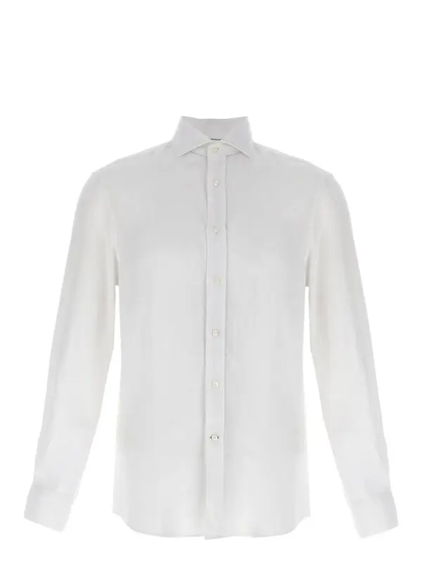 Brunello Cucinelli Linen Shirt - White