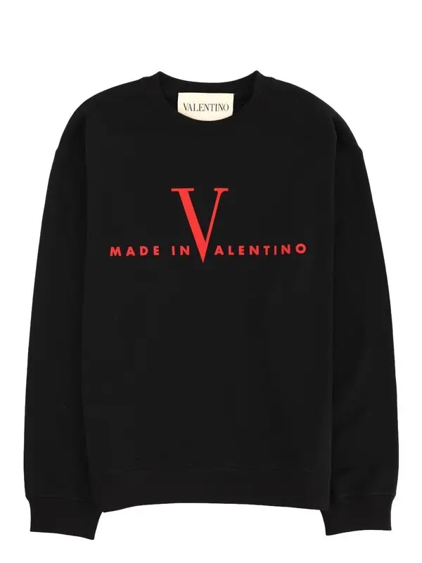 Valentino Garavani Made In Valentine Sweatshirt - Black