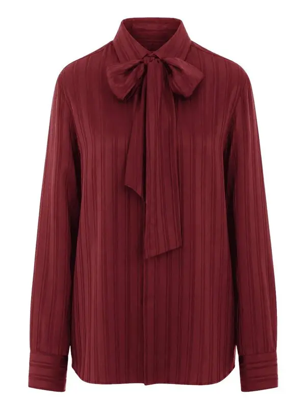 Saint Laurent Lavalliere Cassandre Shirt - Red