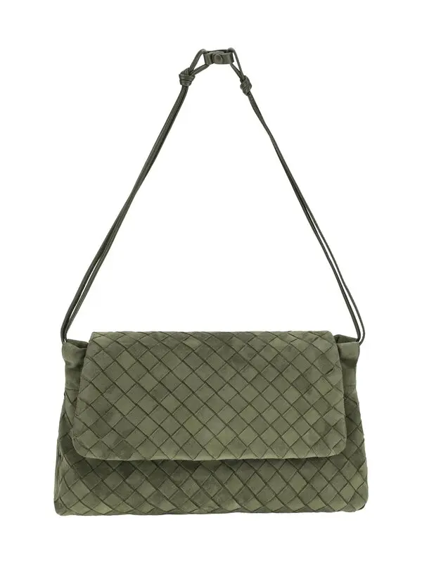 Bottega Veneta Giorno Shoulder Bag - Green