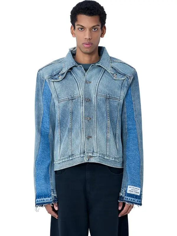 GALLERY DEPT. Panelled Denim Jacket - Blue
