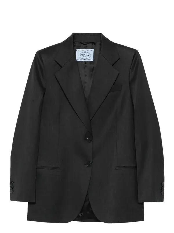 Prada Wool Blazer - Gray