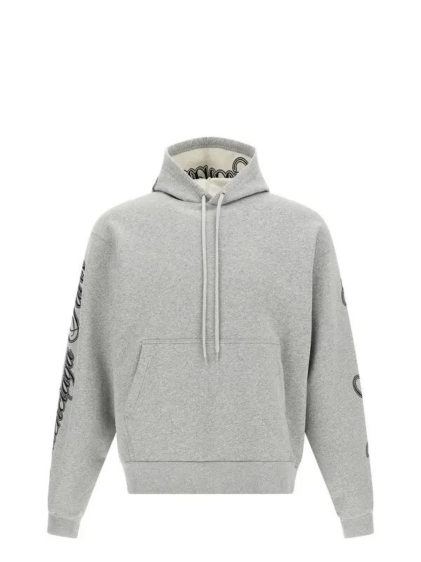 Balenciaga Cursive' Hoodie - Gray