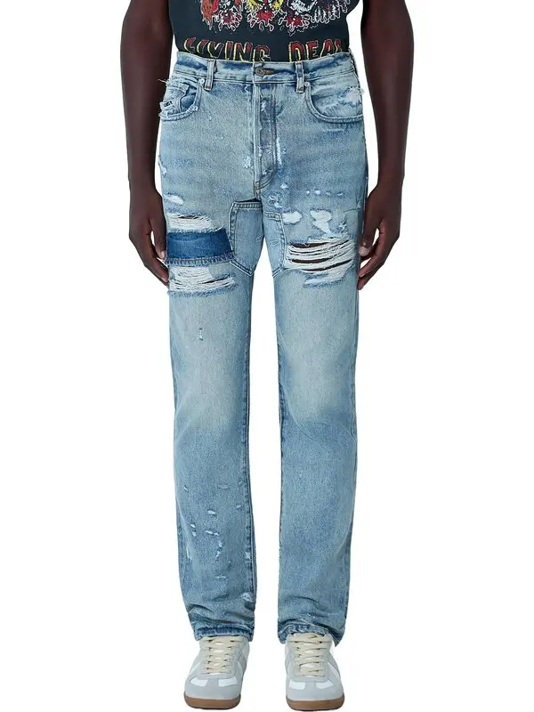 GALLERY DEPT. Distressed Bowery 5001 Jeans - Blue
