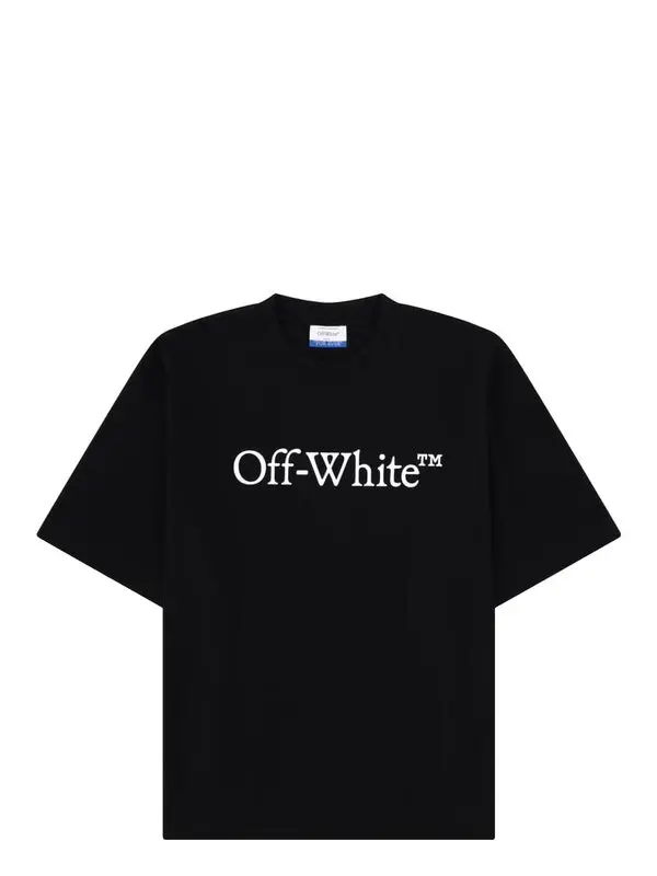 Off-White T-shirt With Logo - Black