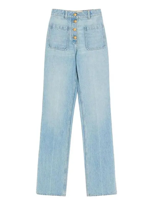 Valentino Garavani Denim Straight-leg Jeans - Blue
