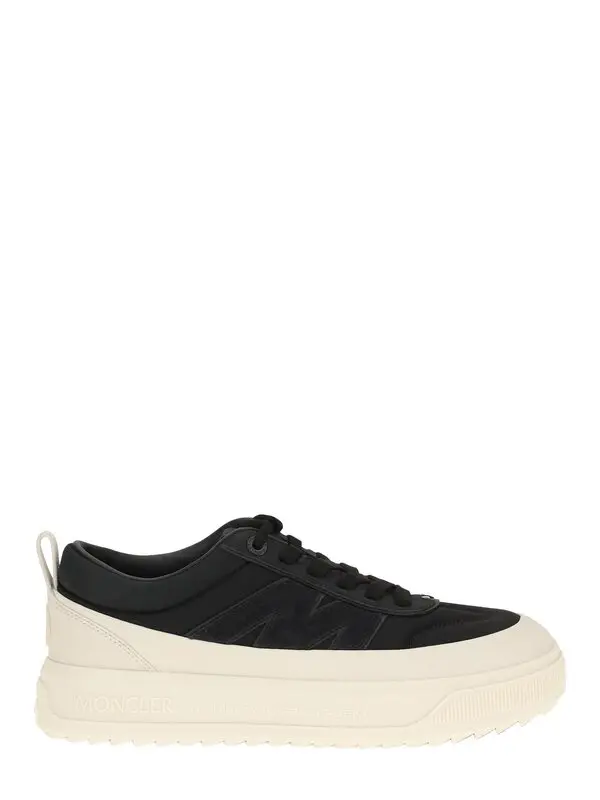 Moncler Altive Sneakers In Suede And Nubuck - Black