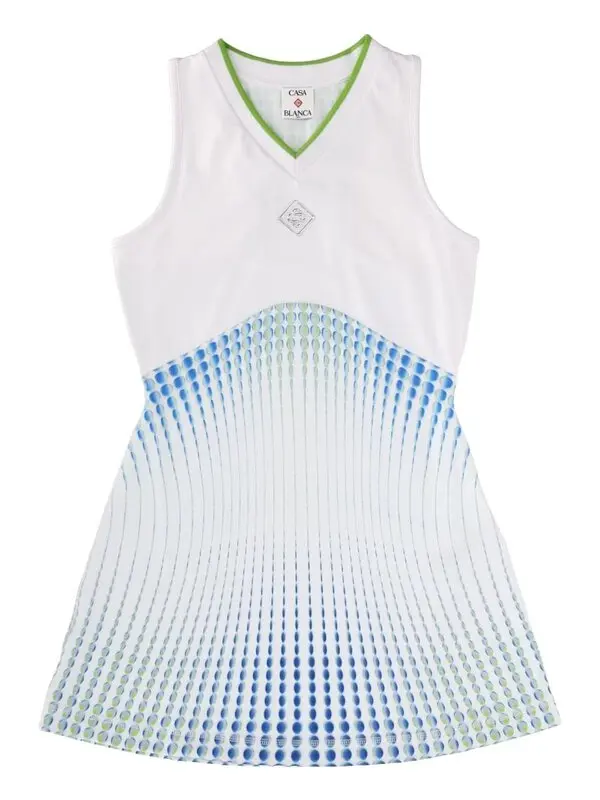 Casablanca Mini Tennis Dress - Multicolor