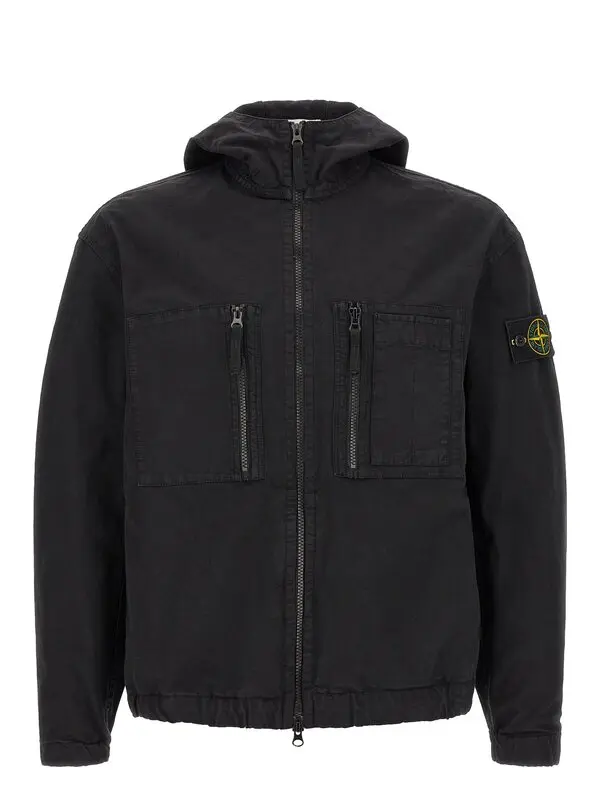Stone Island 1200011' Overshirt - Black