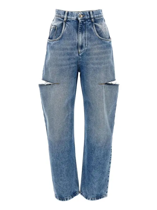 MAISON MARGIELA Cut-out Denim Jeans - Blue