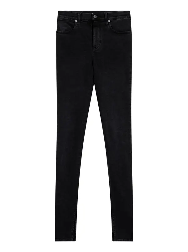 Gucci Skinny Washed Cotton Denim Jeans - Black
