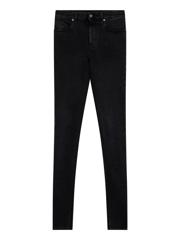 Gucci Skinny Washed Cotton Denim Jeans - Black