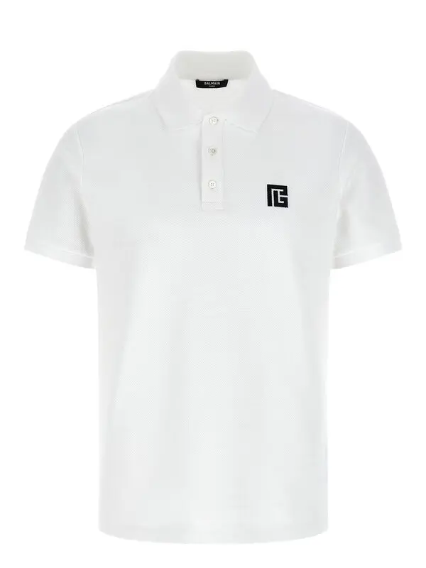 Balmain Embroidery Polo Shirt - Multicolor