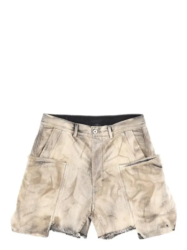 Rick Owens Cargo Shorts - Cream