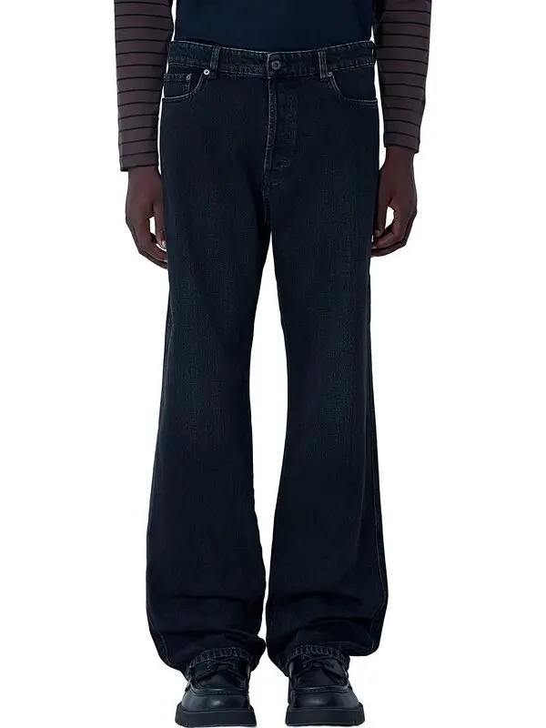 Miu Miu Straight-leg Jeans - Black