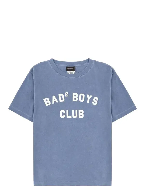 Dsquared2 T-shirt With Embroidery - Blue