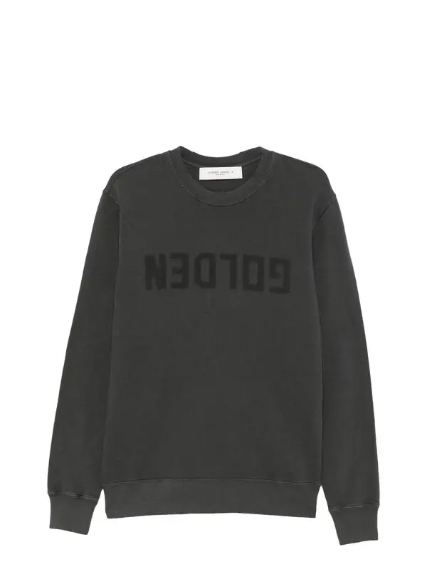 GOLDEN GOOSE Logo Cotton Sweatshirt - Multicolor