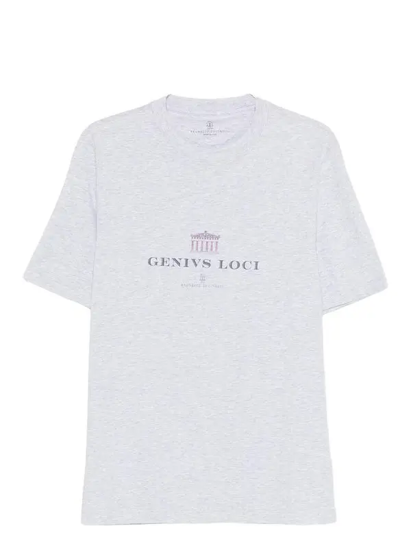 Brunello Cucinelli Grey T-shirts & Vests T-shirts - Gray