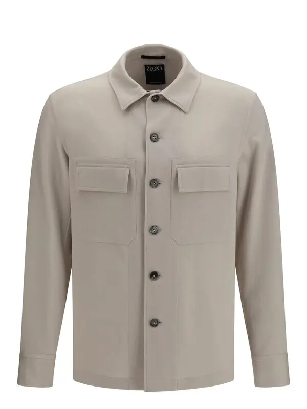 Zegna Cashmere Jacket - Cream