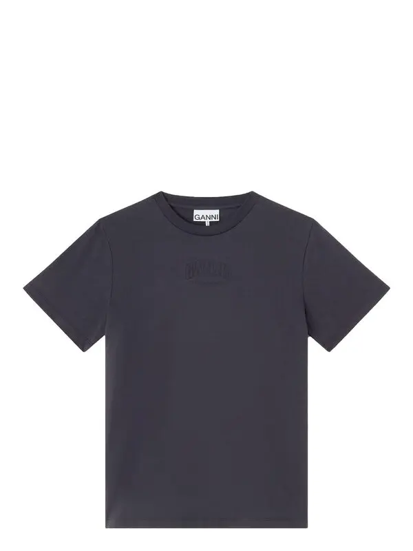 GANNI Logo T-shirt - Black