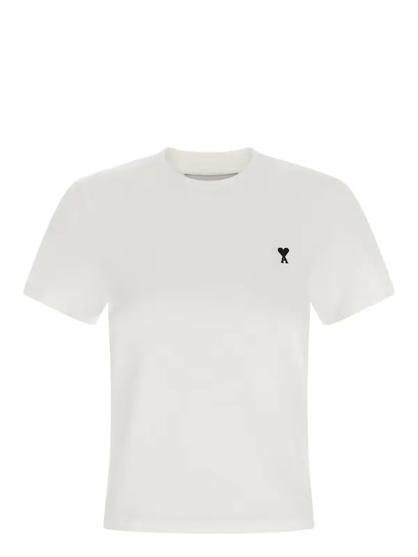 AMI Paris Cropped T-shirt - Multicolor