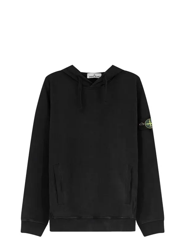 Stone Island Organic Cotton Sweatshirt - Black