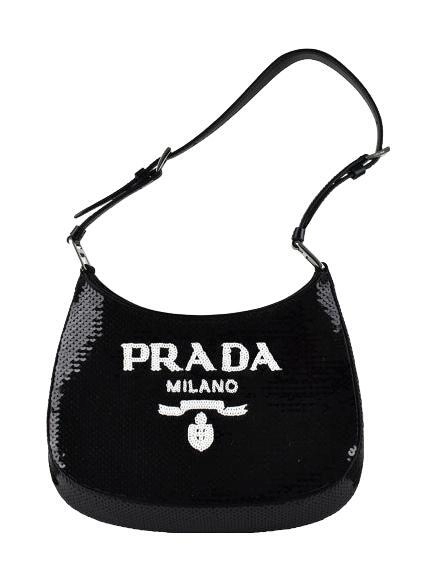 Prada Cleo Shoulder Bag - Black