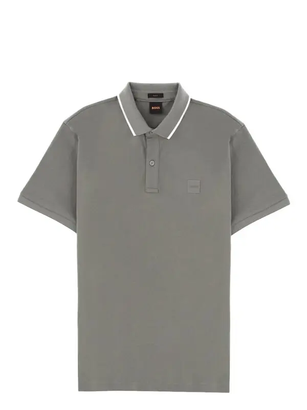 BOSS Polo With Logo - Gray