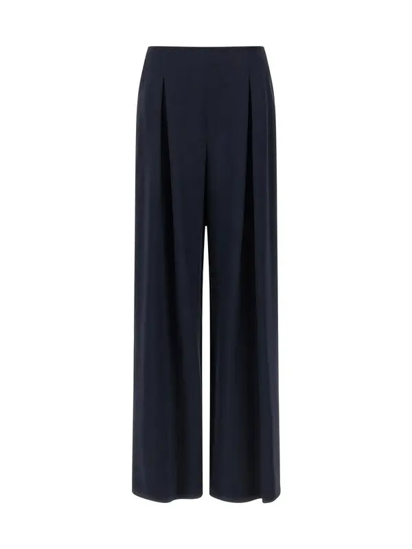 Max Mara Silk Trousers - Blue