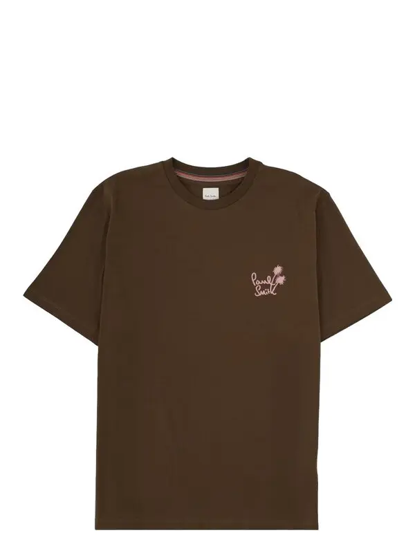 Paul Smith T-shirt With Logo - Brown