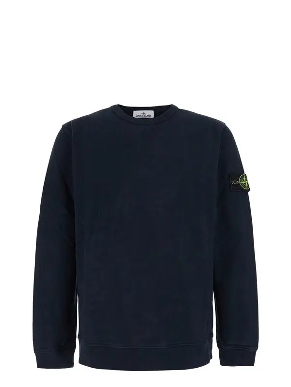 Stone Island Organic Cotton Crewneck Sweatshirt - Multicolor