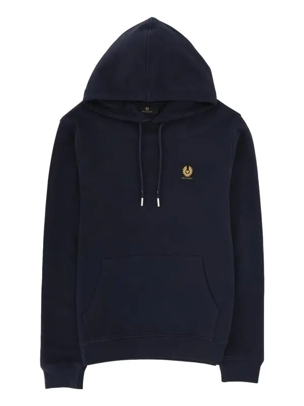 Belstaff Cotton Hooded Sweatshirt - Blue