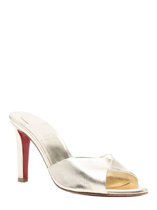 CHRISTIAN LOUBOUTIN Fanny Leather Mules - Multicolor