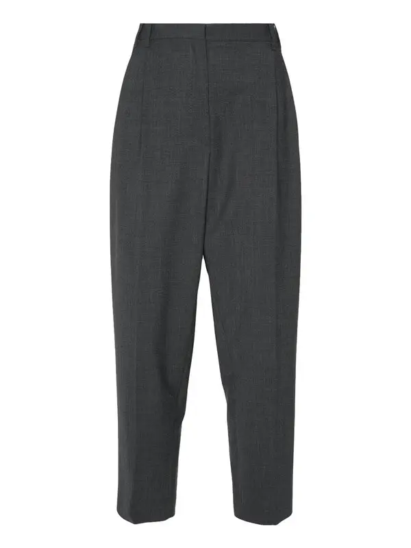 Brunello Cucinelli Wool Slouchy Pants - Multicolor