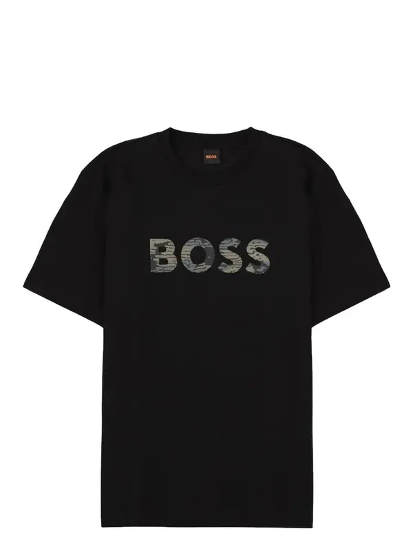 BOSS T-shirt With Logo - Black