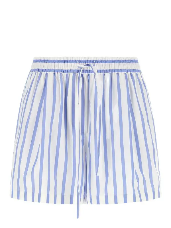 Dolce & Gabbana Striped Bermuda Shorts - Blue