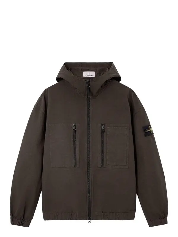 Stone Island Hooded Organic Cotton Jacket - Multicolor