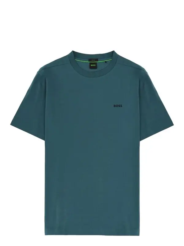 BOSS T-shirt With Logo - Green