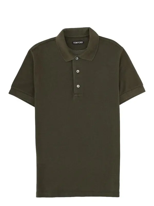 TOM FORD Lyocell And Cotton Polo Shirt - Multicolor