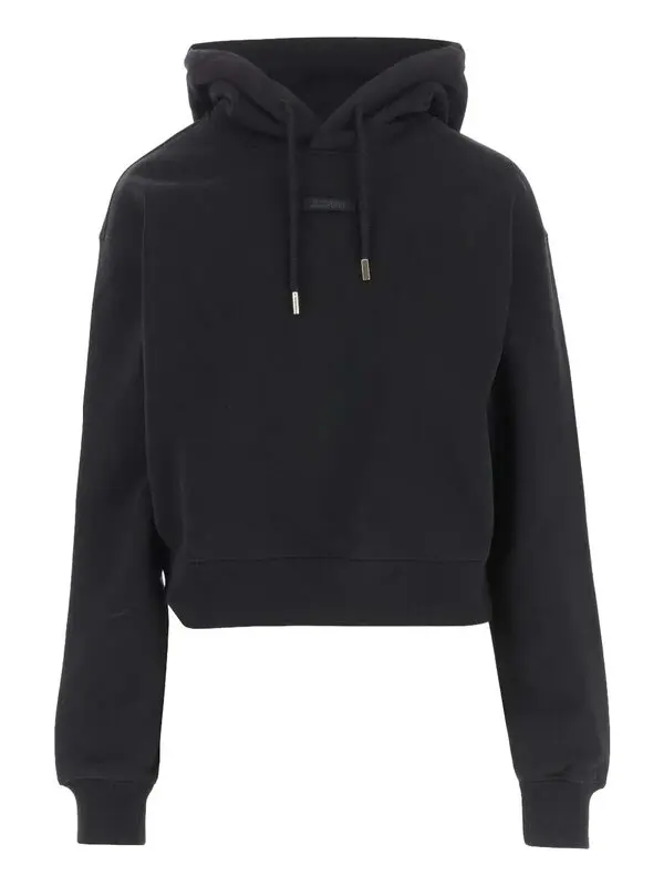 Jacquemus Le Hoodie Gros Grain - Black