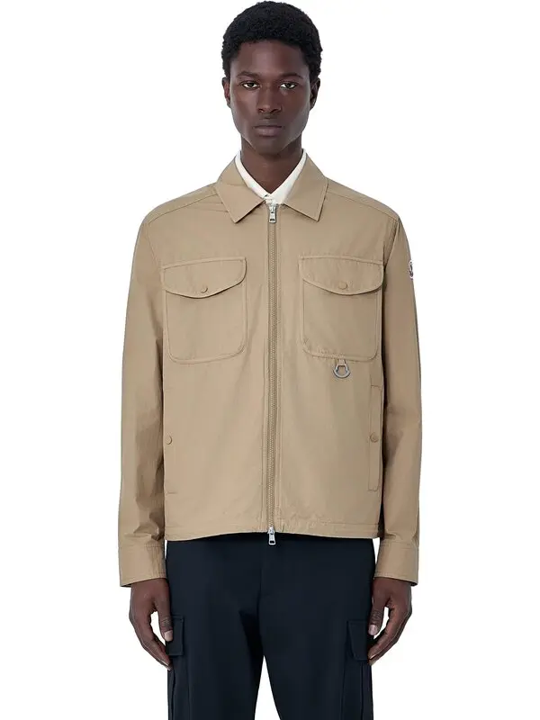 Moncler Cotton Zip Jacket - Cream