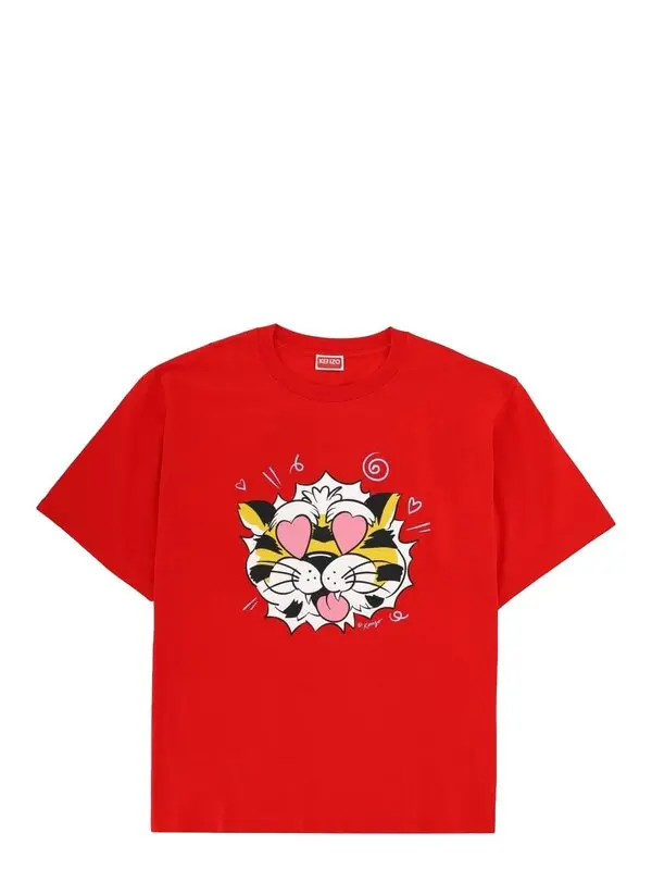 Kenzo Wild Tiger T-shirt - Red