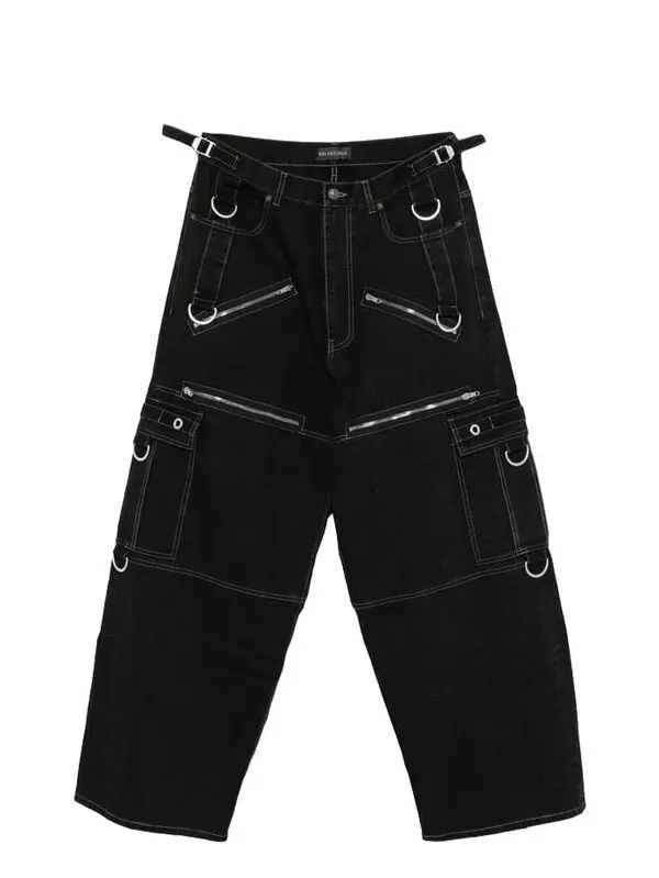 Balenciaga Denim Regular & Straight-leg Jeans - Black