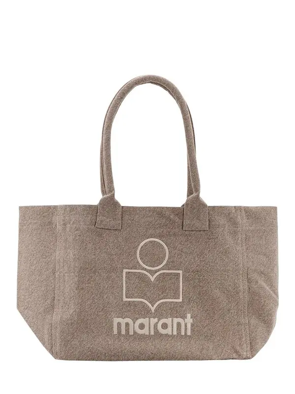 Isabel Marant Étoile Yenky Zipped Cotton Shoulder Bag - Cream