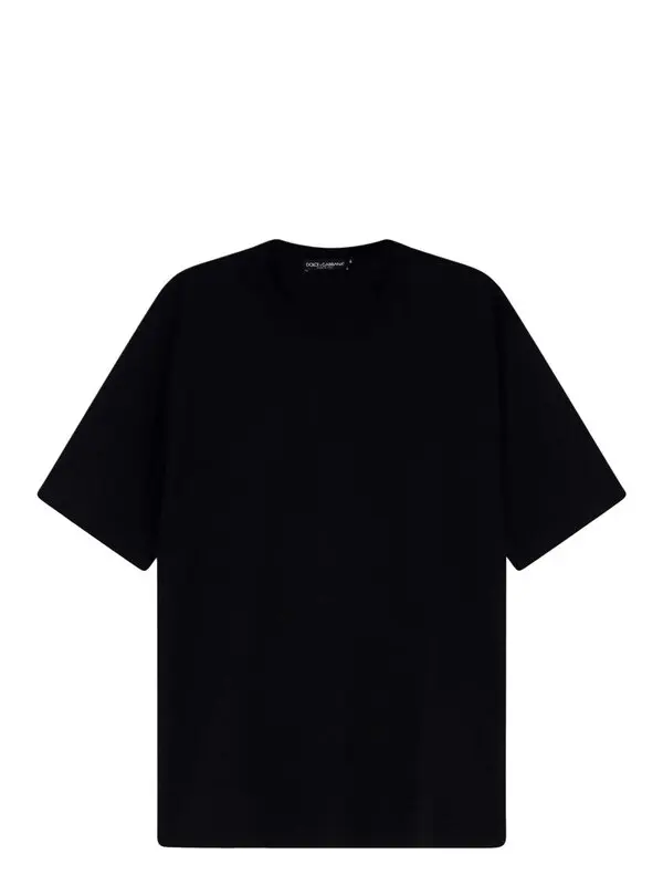 Dolce & Gabbana Cotton T-shirt With Embossed Dg Logo - Multicolor