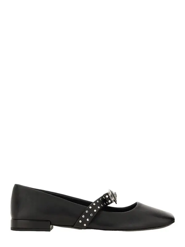 Versace Ballerina Ribbon With Studs - Black