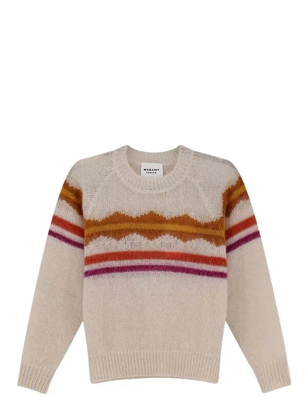 Isabel Marant Étoile Marant Monette Mohair And Cashmere Blend Sweater - Cream