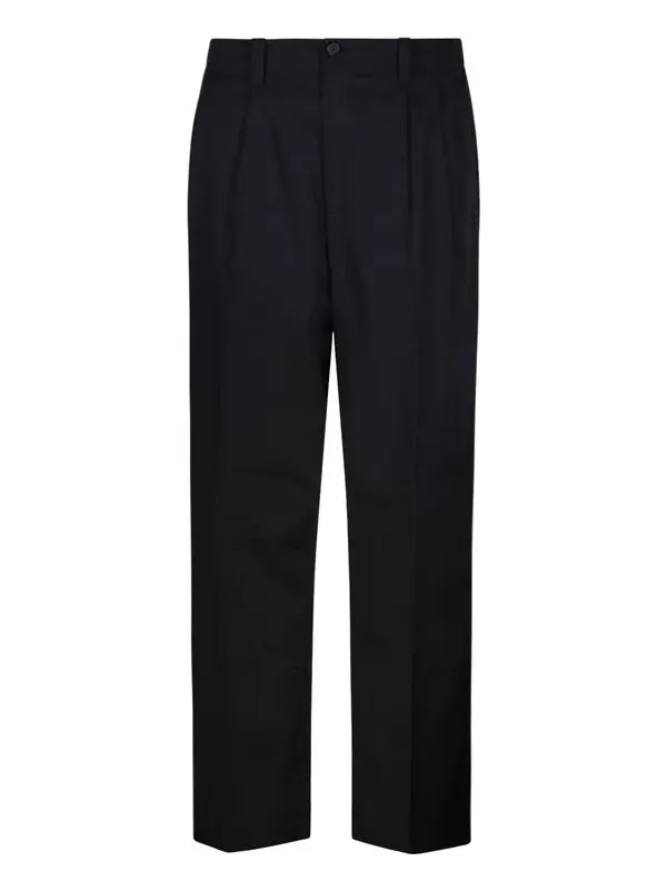 GOLDEN GOOSE Virgin Wool Trousers - Black