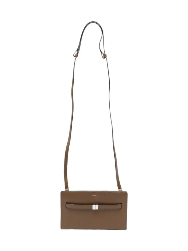 TOTEME Belted Leather Crossbody Bag - Multicolor