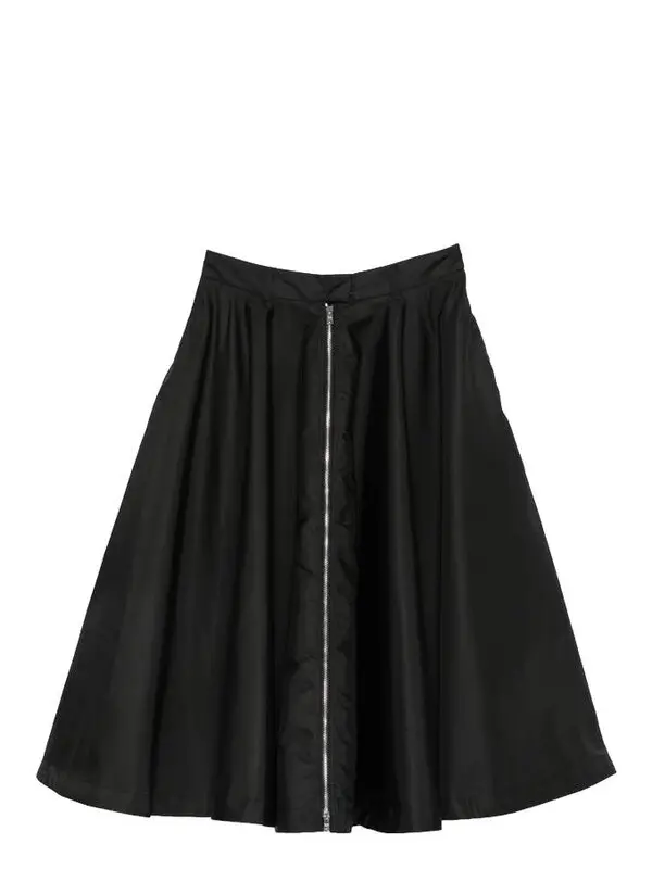 Prada Re-nylon Flared A-line Skirt - Black